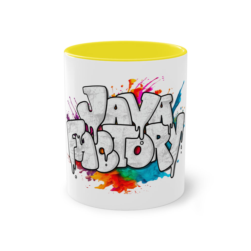 Java Factory Two-Tone Ceramic Mug – Javafactory.com