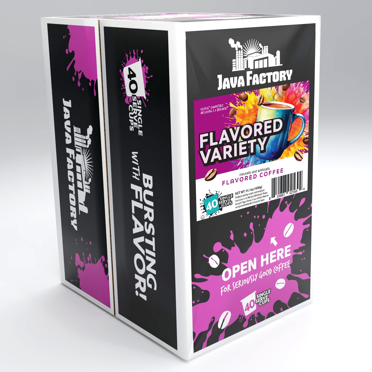 Flavored Coffee Pods Assorted Sampler Variety Pack – Javafactory.com
