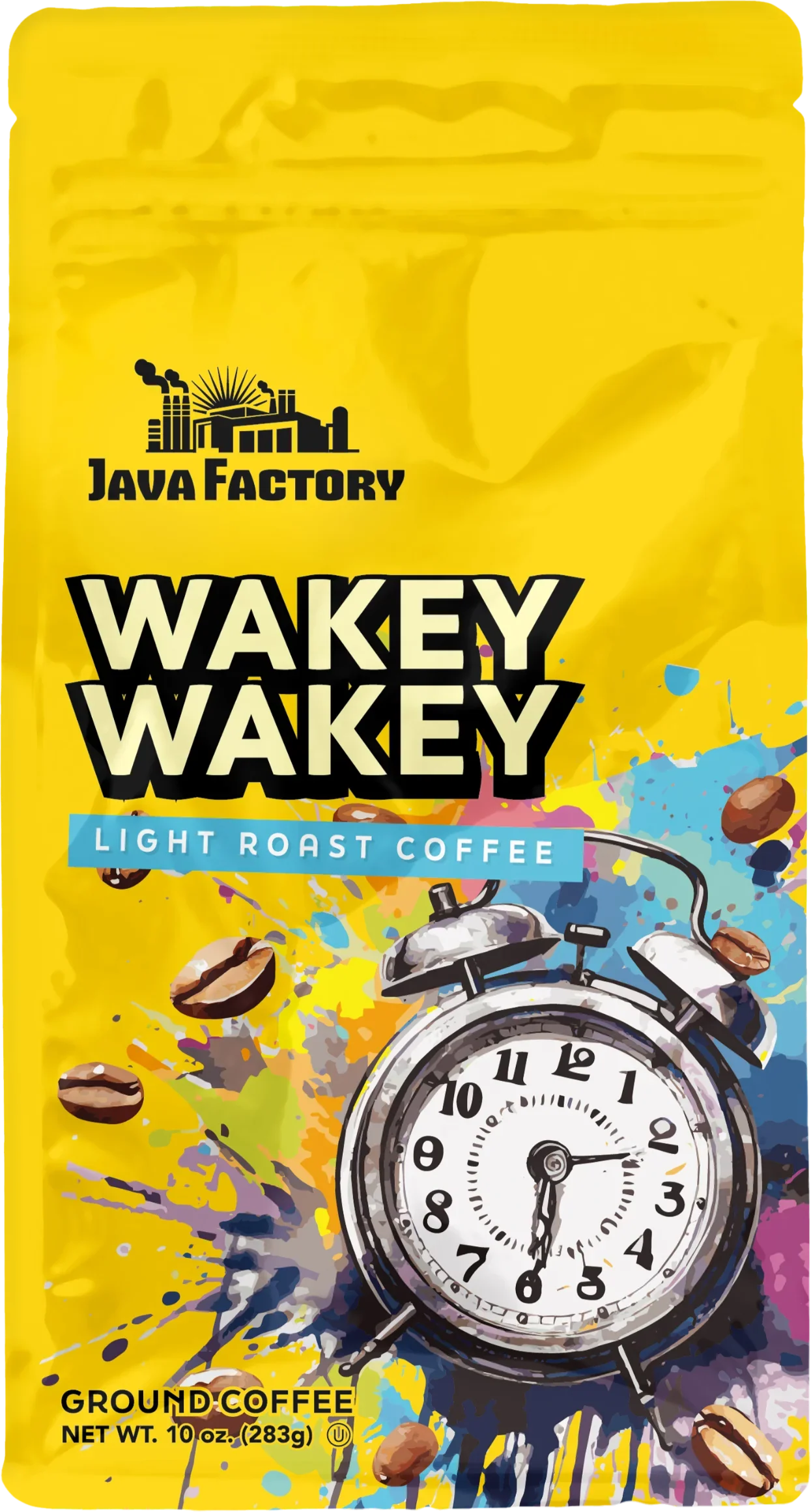 Wakey Wakey Flavored Ground Coffee - 10 oz – Javafactory.com